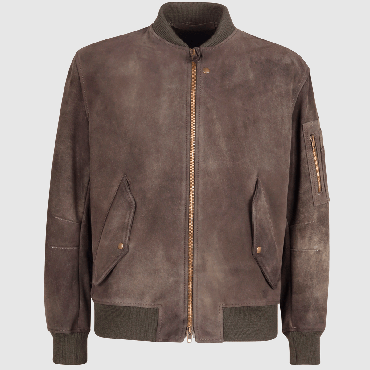 Ten C | Bomber Jacket Suede Navy – Marandino